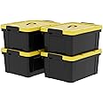 Amazon.com - Cetomo 40Qt*4 Durabilt Flip Lid Stackable Heavy Duty Tough ...
