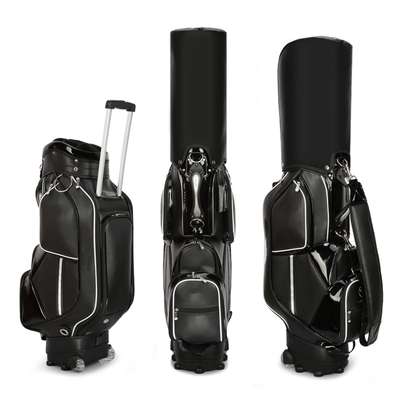 Mua Caddy Bag Golf Caddy Bag Club Case with 5 Zipper Pockets Rolling ...