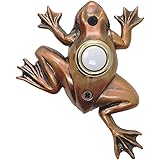 Waterwood Gecko Bronze Doorbell - Wired & Illuminated Push Button Cast ...