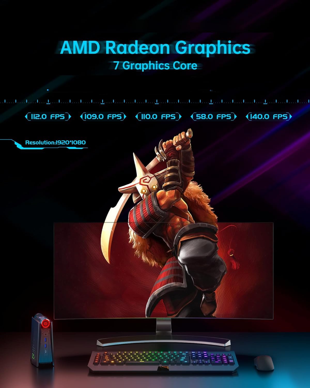 Mua [Gaming PC] Ryzen Mini PC, AMD Ryzen 7 5800U 16GB DDR4 512GB NVME ...