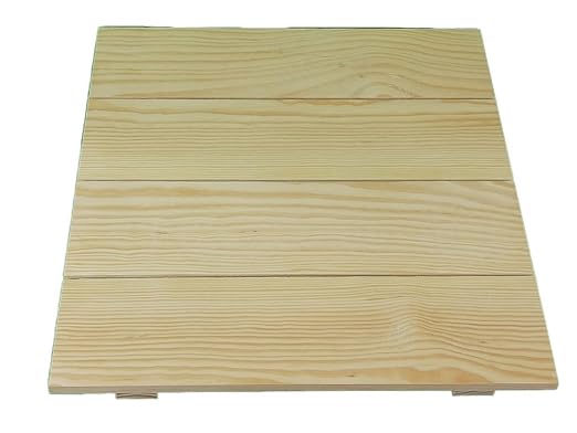 Tabla de madera cuadrado. En pino, para pintar. Ideal para decoración y ...
