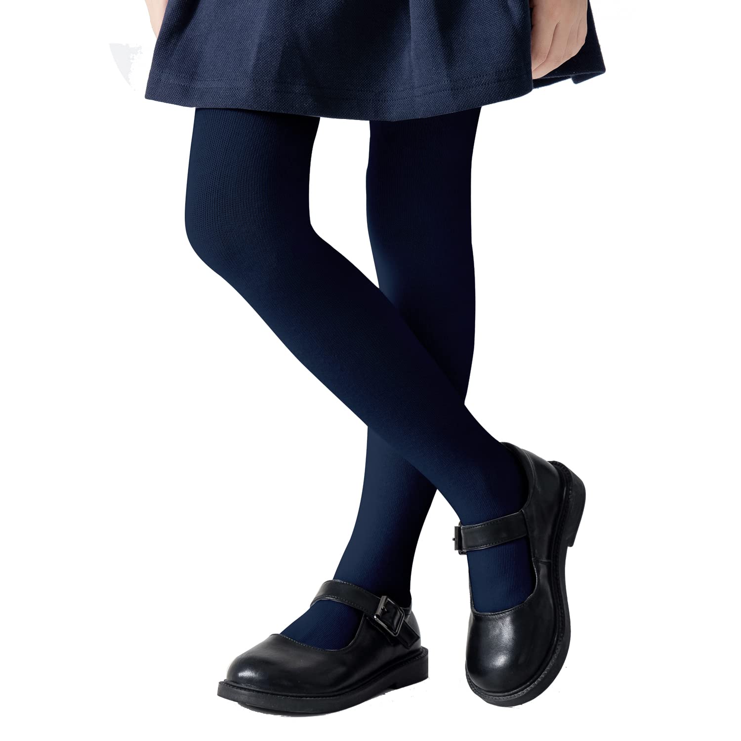 EPEIUS Little Girl Tights Youth Girls School Dress Cotton Tight Kids ...