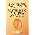 Elementary Mathematics from an Advanced Standpoint: Arithmetic, Algebra ...