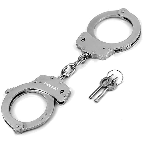 Handcuffs – Heavy Duty Police Grade Professional Steel Hand Cuffs ...