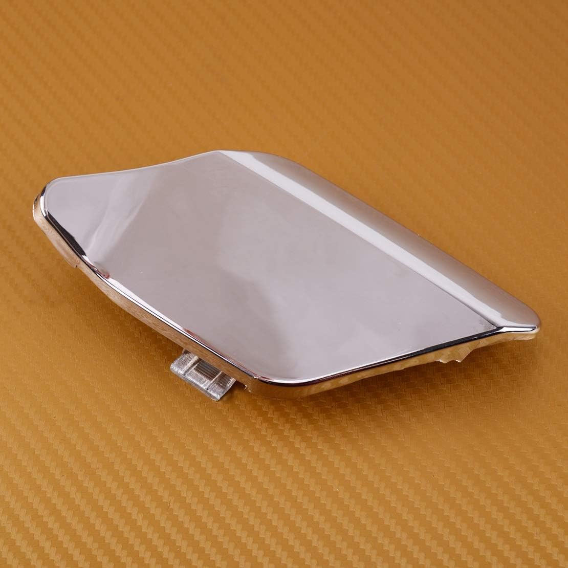 LUO-JU Car Silver Front Bumper Chrome Tow Eye Hook Cover Fit for ...