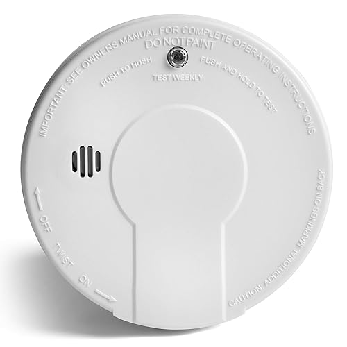 Kidde Smoke Detector, 9-Volt Battery Operated, Ionization Smoke Alarm ...
