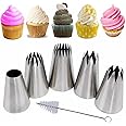 Amazon.com: MDLJG Extra Large Piping Tips, Seamless Stainless Steel ...