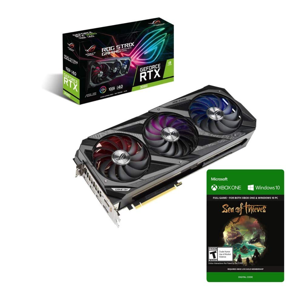 Buy ASUS ROG Strix GeForce RTX 3080 OC Graphics Card, 10GB GDDR6X, Ray ...