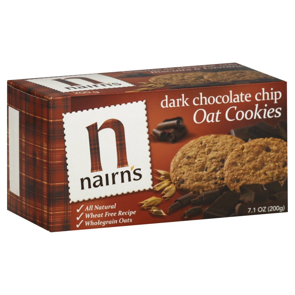 Nairn's Dark Choc Chip Oat Biscuits (200g): Amazon.com: Grocery ...