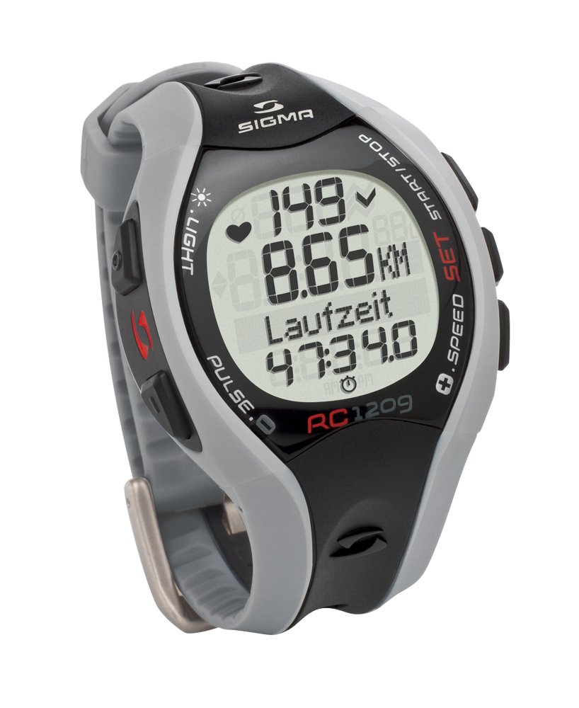 montre cardio sigma rc 1209 gris