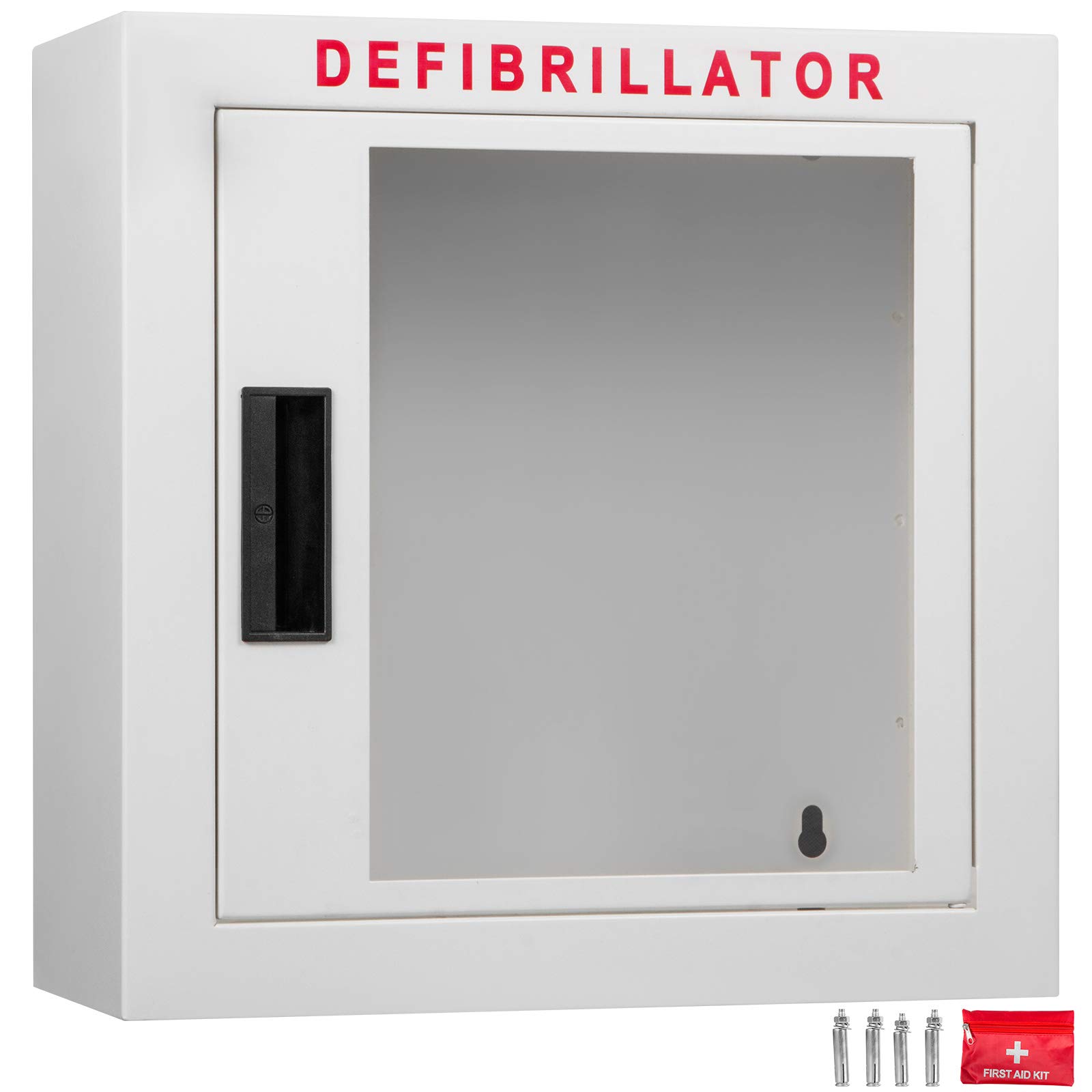 Buy VEVOR Aed Cabinet Emergency Defibrillator Cabinet 15inch Aed Wall ...