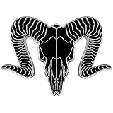 Amazon.com: Pinsanity Wire Frame Geometric Skull Enamel Lapel Pin ...