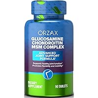Amazon.com: ORZAX Glucosamine Chondroitin MSM, with Turmeric, Collagen ...