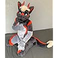 Amazon.com: FurryWu Studio Japan Kemono Kawaii Gray Dragon Fursuit Teen ...