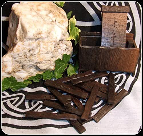 Amazon.com: 20 Ogham Staves Set in Box Handcrafted from 5000 year old ...