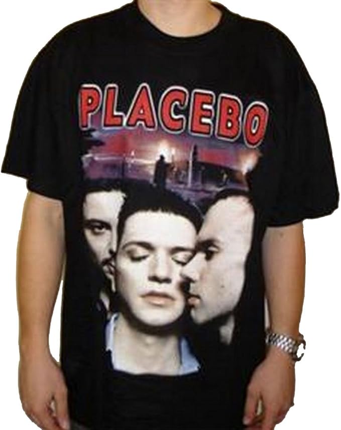 T-shirt Placebo - XL: Amazon.co.uk: Clothing