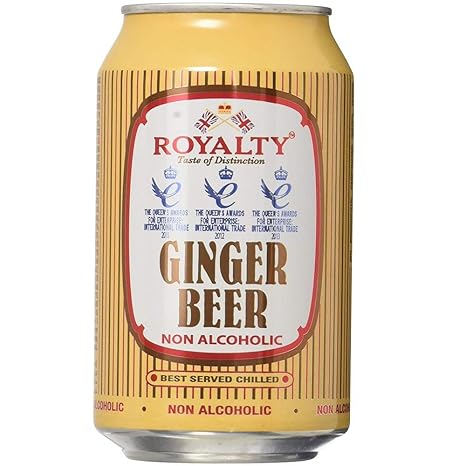 Amazon.com : Royalty Ginger Beer 330ml (Pack of 12) : Grocery & Gourmet ...