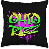 Amazon.com: Funny Ohio Rizz Ironic Meme Graffiti Rizzler Brainrot Quote ...