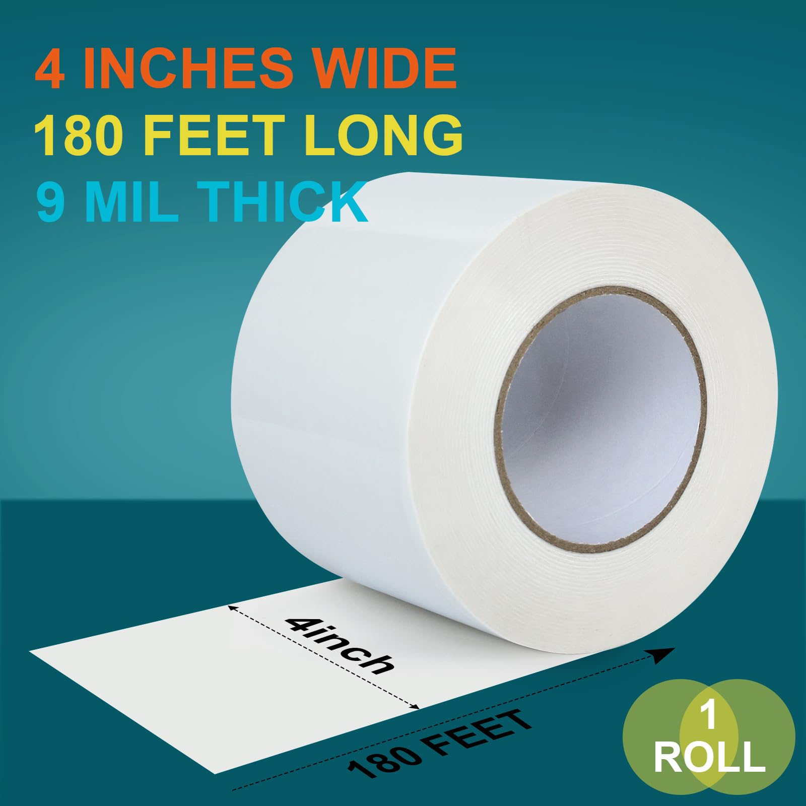 Mua Goldenfox Vapor Barrier Tape, 9 Mil White Polyethylene Moisture and ...
