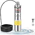 VEVOR Solar Water Pump, 24V DC 277W Submersible Deep Well Pump, Max Flow 9.25 GPM, Max Head 272 ...