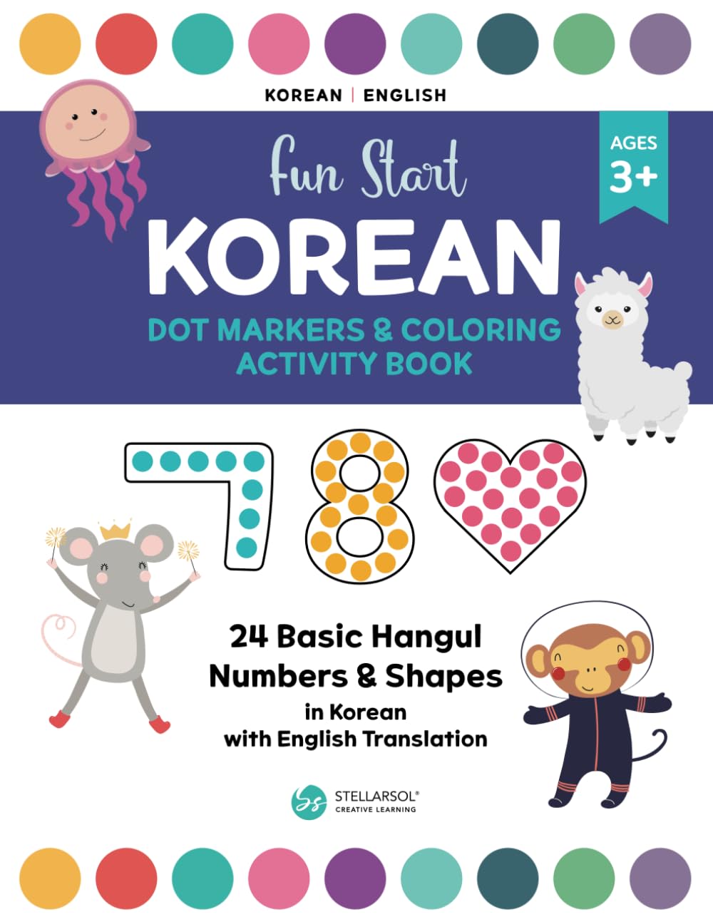 Mua Fun Start Korean Dot Markers & Coloring Activity Book Fun Start ...