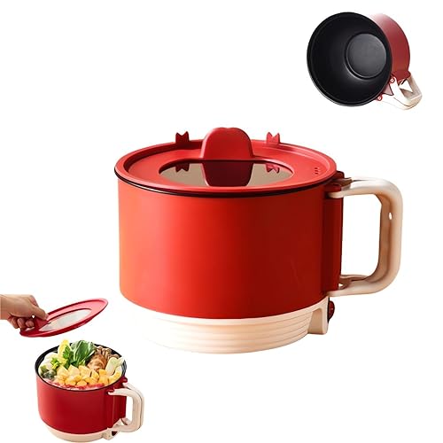 Multifunctional Electric Cooker, 1.5L Portable Non-stick Coated ...