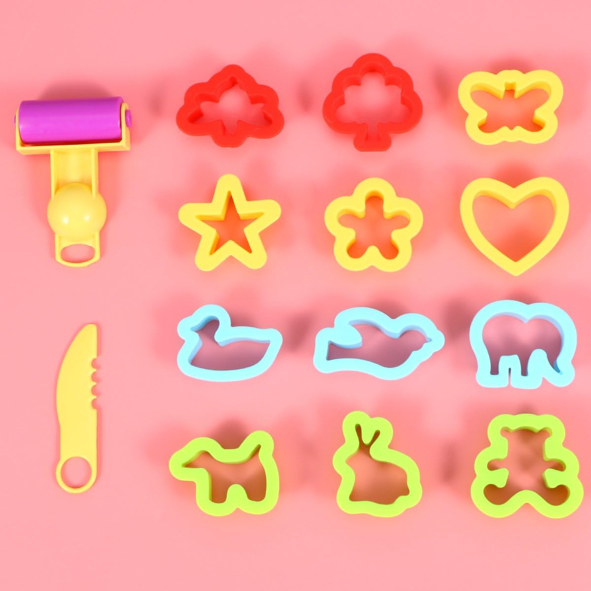 nuolux DIY Mold Cutter Modelling Clay Modelling Tool Set with Coloured ...