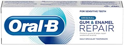 Oral-B Gum & Enamel Repair Original Toothpaste for Sensitive Teeth, 75 ...