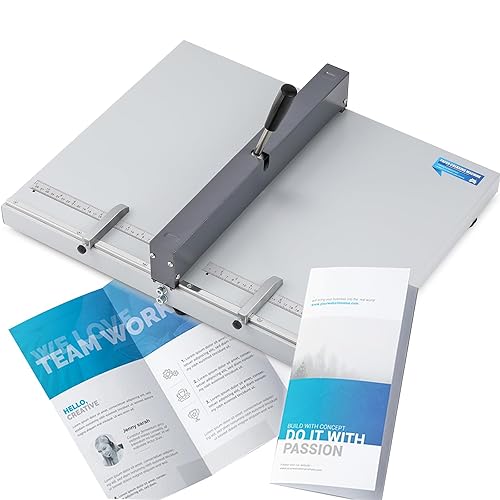 Mxmoonant Manual Creasing Machine 60-500g Paper Folding Creaser with 2 ...