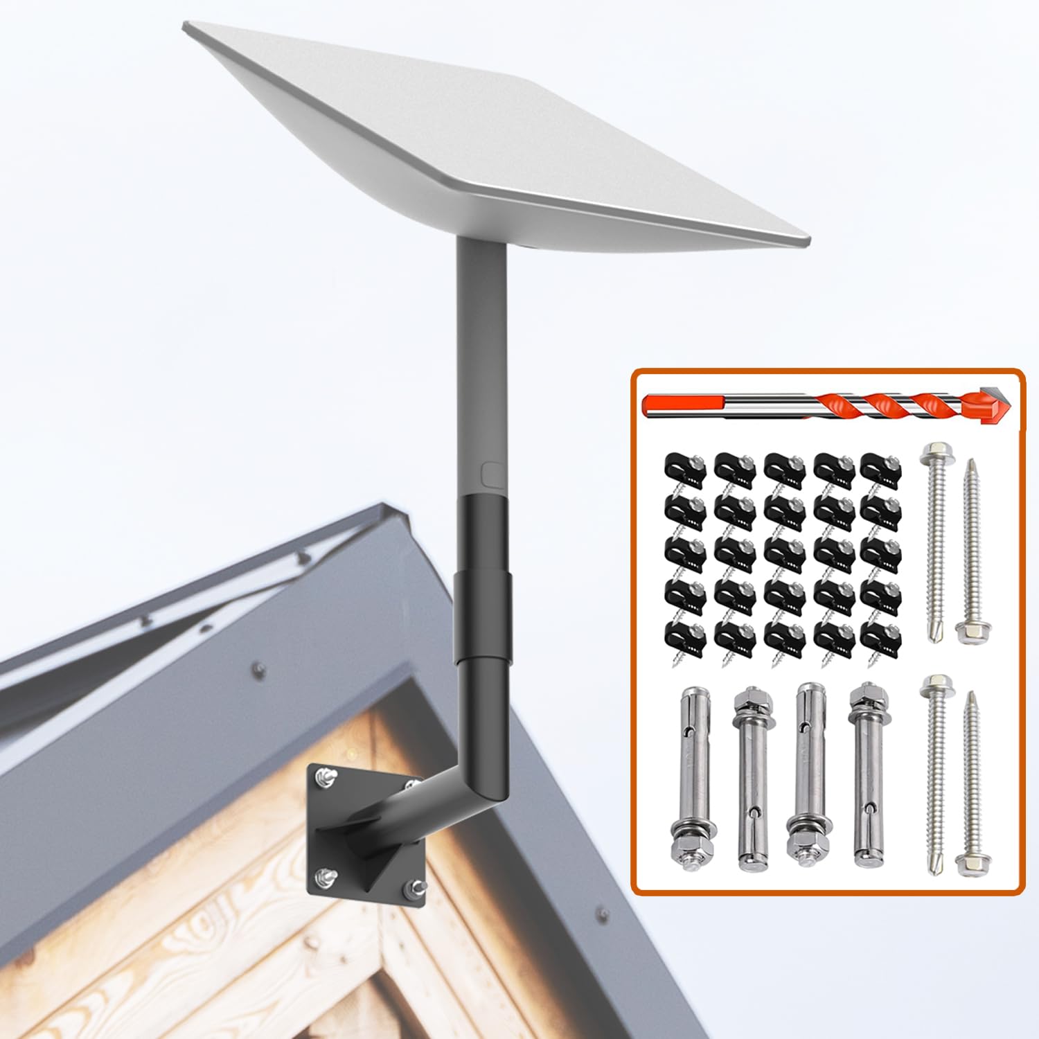 s Tionzion ing Kit, Heavy Duty Starlink Long Wall Mount, Starlink Roof ...