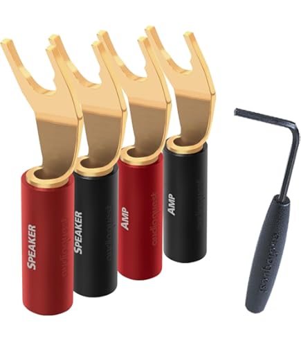 Amazon.com: AudioQuest SureGrip® 100 Banana Speaker Connectors