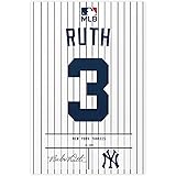 Amazon.com: LVTFCO Babe Ruth Poster For Boys Bedroom Baseball Sports ...