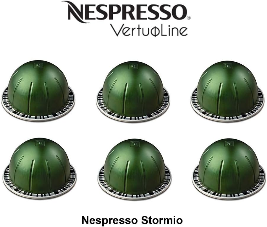 New Original Nespresso Vertuo line STORMIO Flavor Coffee 6 Sleeves 60 ...