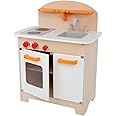Amazon.com: Hape Gourmet Kitchen Kid's Wooden Play Kitchen in Orange ...
