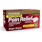 Amazon.com: GoodSense Extra Strength Pain Relief, Acetaminophen Caplets ...