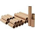 Amazon.com: Brown Paper Cardboard Tubes for Crafts, Classroom Art ...