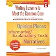Amazon.com: Writing Lessons To Meet the Common Core: Grade 1: 18 Easy ...