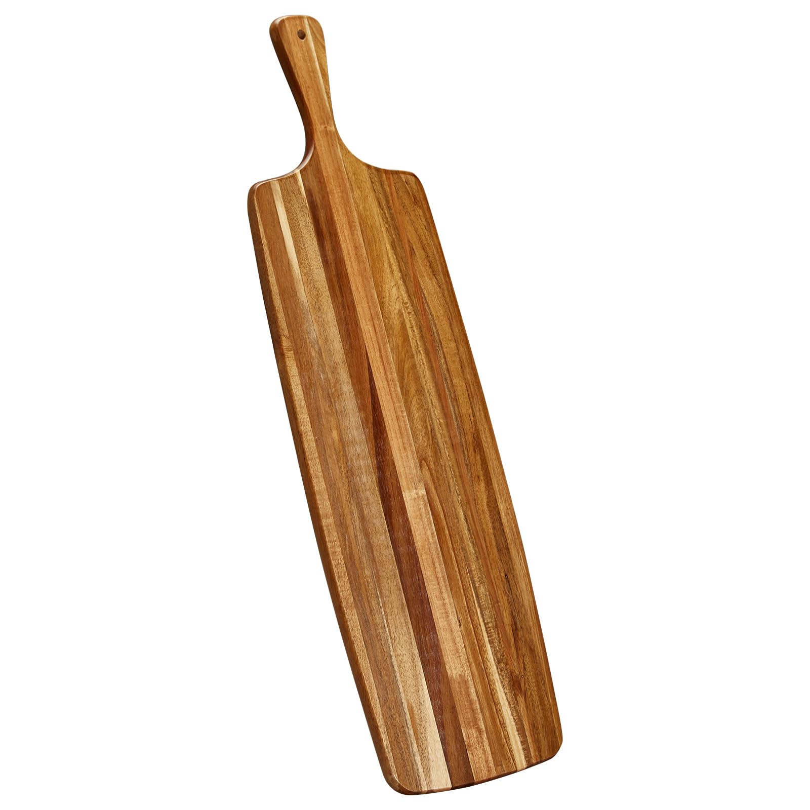 TEIBVG Acacia Wood Cutting Board and Large Charcuterie Board with ...