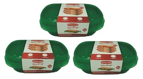 Amazon.com: Rubbermaid Take Alongs Food Storage Container, 4-Cup ...
