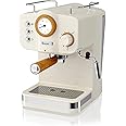 Amazon.com: Salton Swan Nordic Espresso Machine with Milk Frother, 1.2L ...