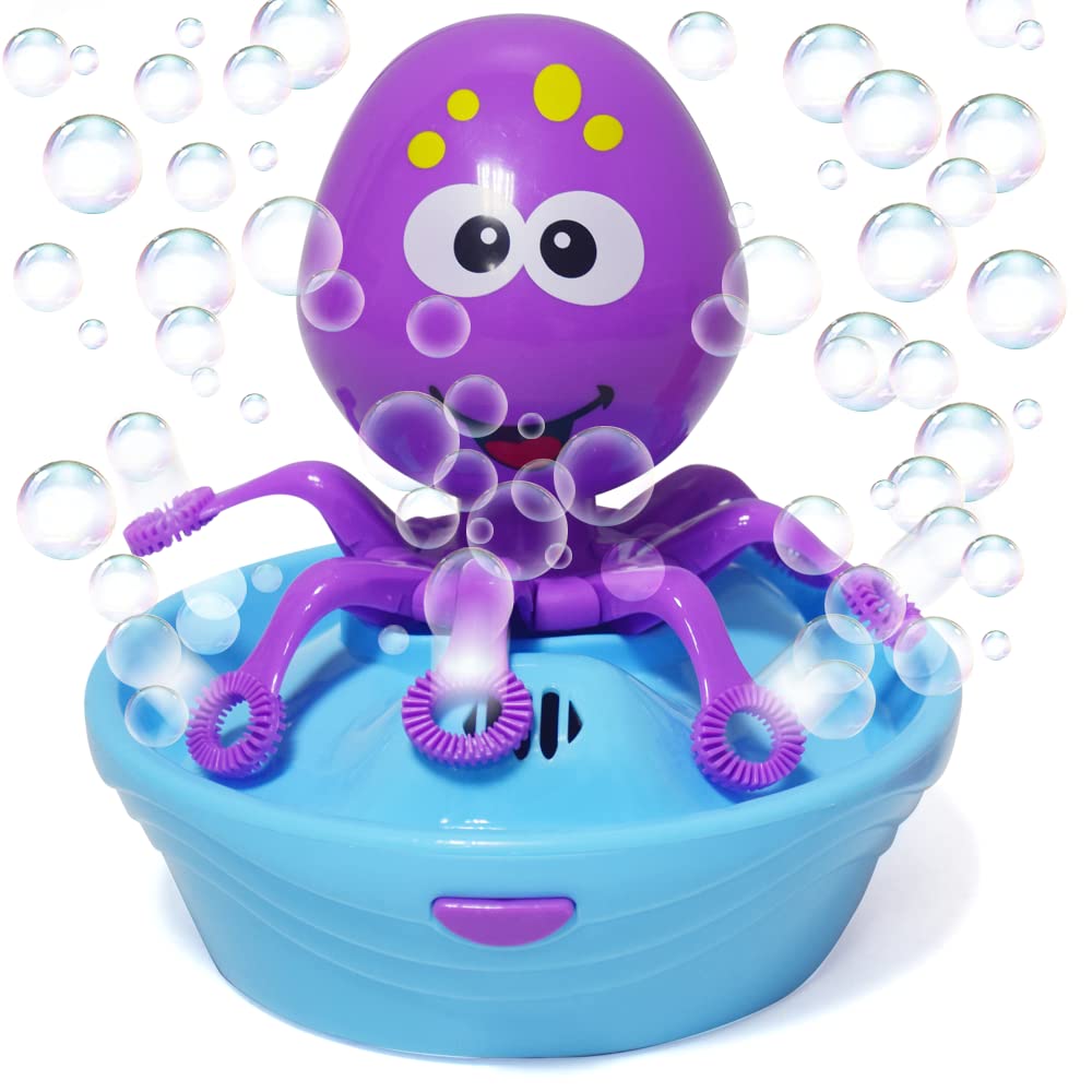 ArtCreativity Octopus Bubble Machine for Kids, Includes 1 Bubbles ...