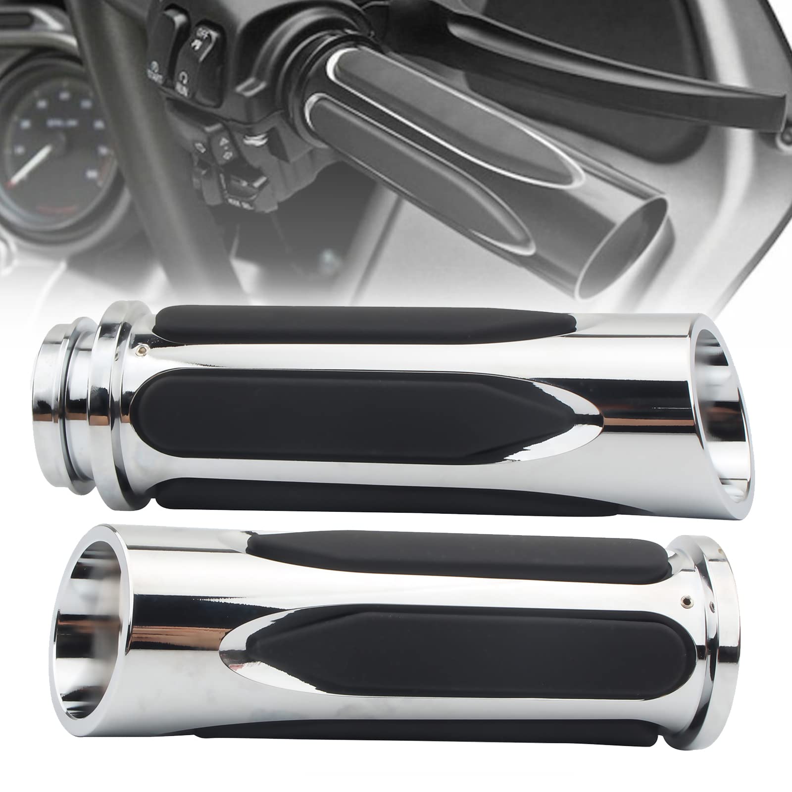 Mua Electronic Throttle Control Motorcycle Grips 1" 25mm Handlebar Hand ...