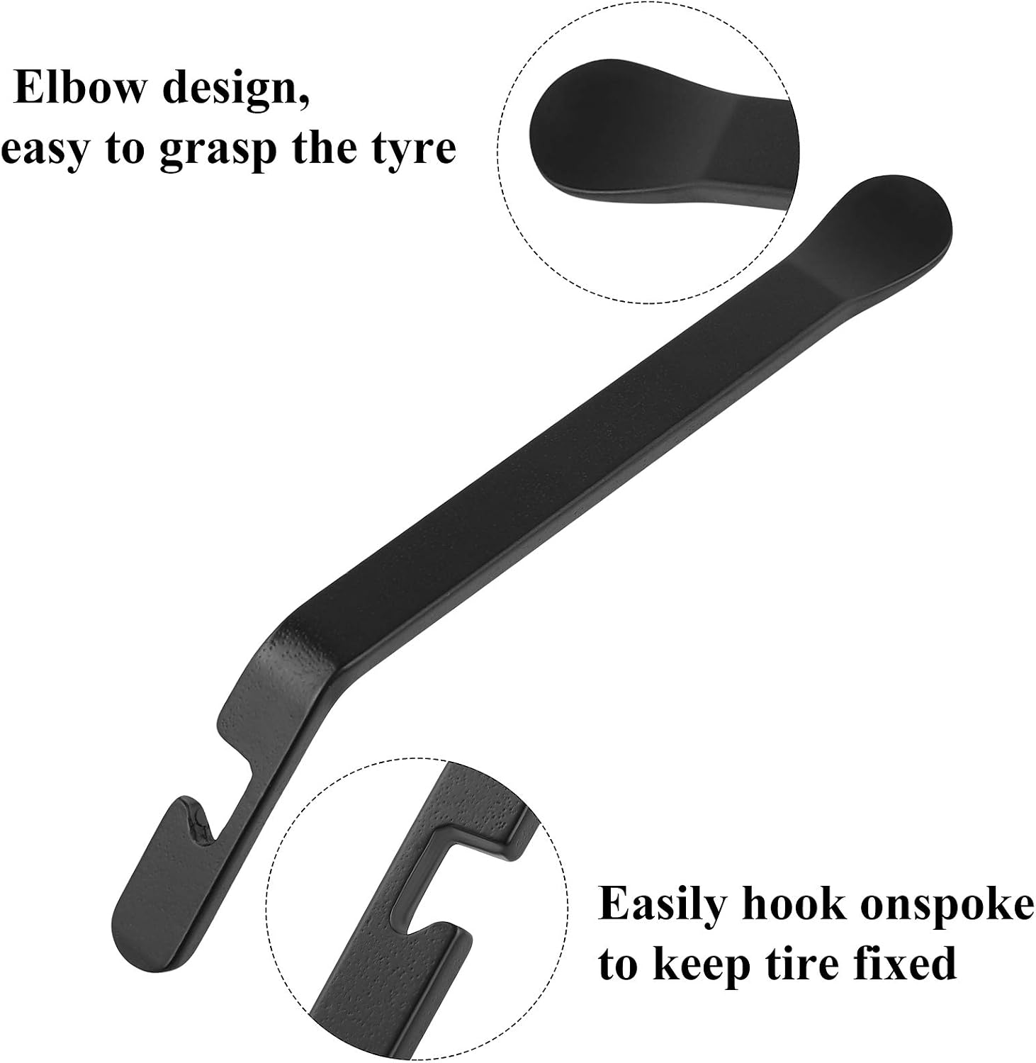 Ruisita 6 Pack Bike Tire Lever Carbon Steel Tyre Levers Spoon Bicycle ...