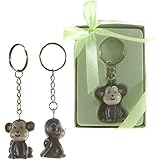 Amazon.com: Lunaura Party Keepsake - Set of 12 Baby Elephant Key Chain ...