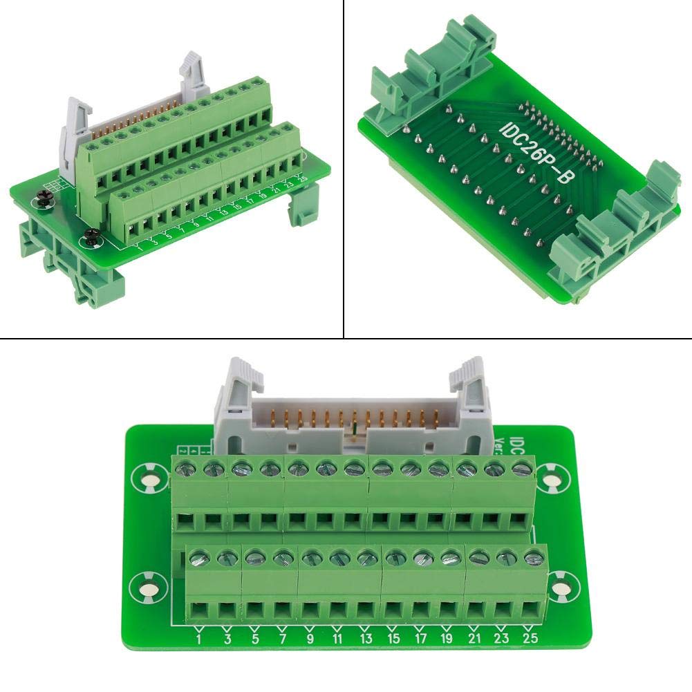 IDC26P DIN Rail Male Breakout Board Connector 5mm 26 Pin Interface ...