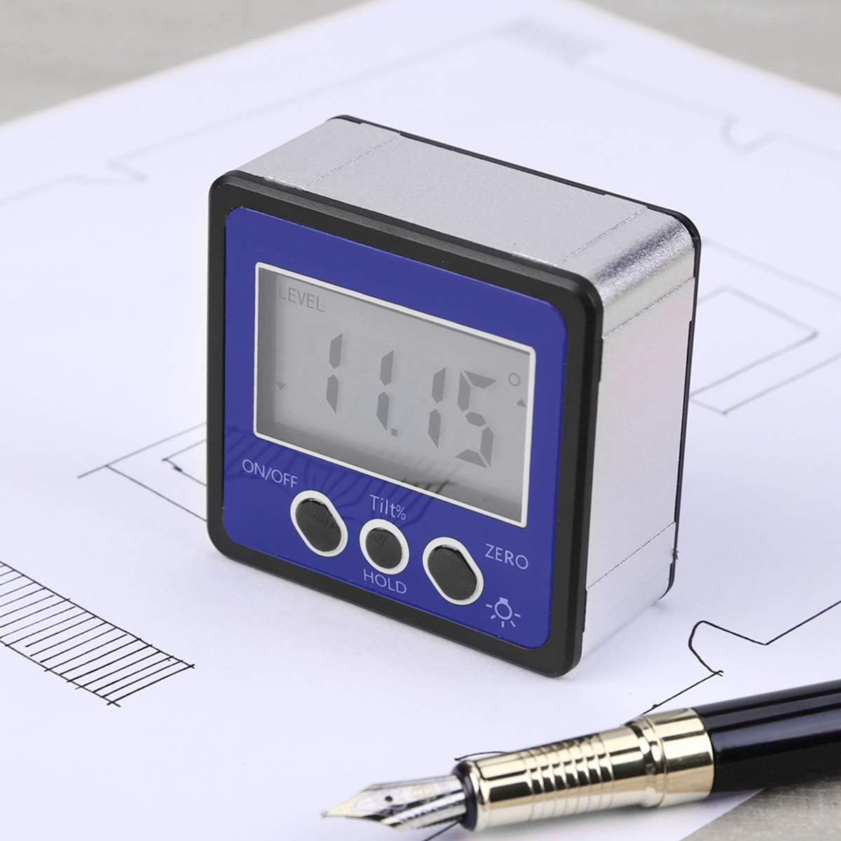 Digital Inclinometer Protractor, Precise Digital Inclinometer, Dust and ...