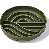 Amazon.com: OHMO Slow Feeder Dog Bowls (Sunrise, Coral) Enrichment Toy ...