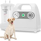 Amazon.com: 1000ml Portable Veterinary Suction Machine for Home Use ...