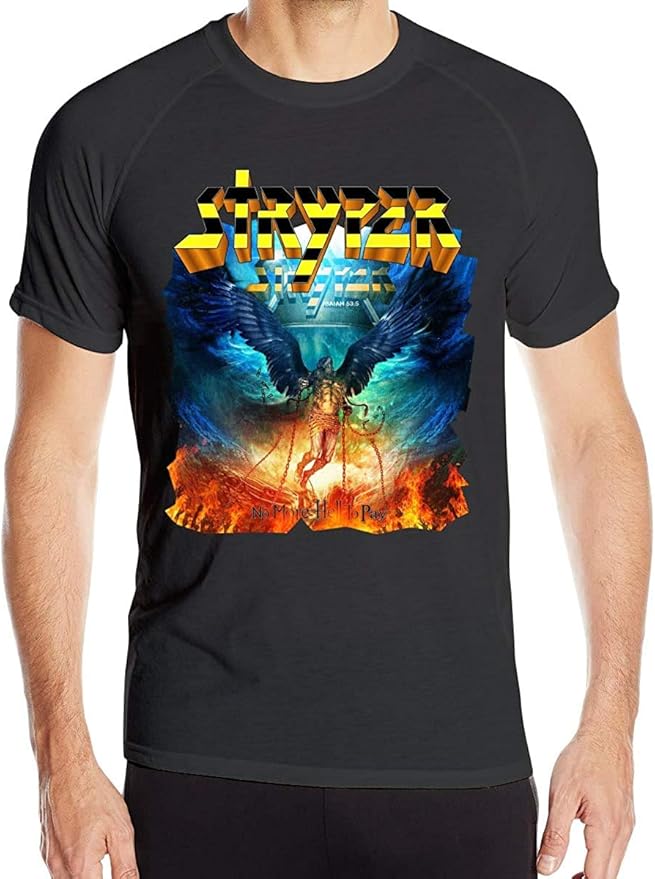 Stryper No More Hell to Pay T-Shirt Men's Quick Dry T-Shirt Military ...