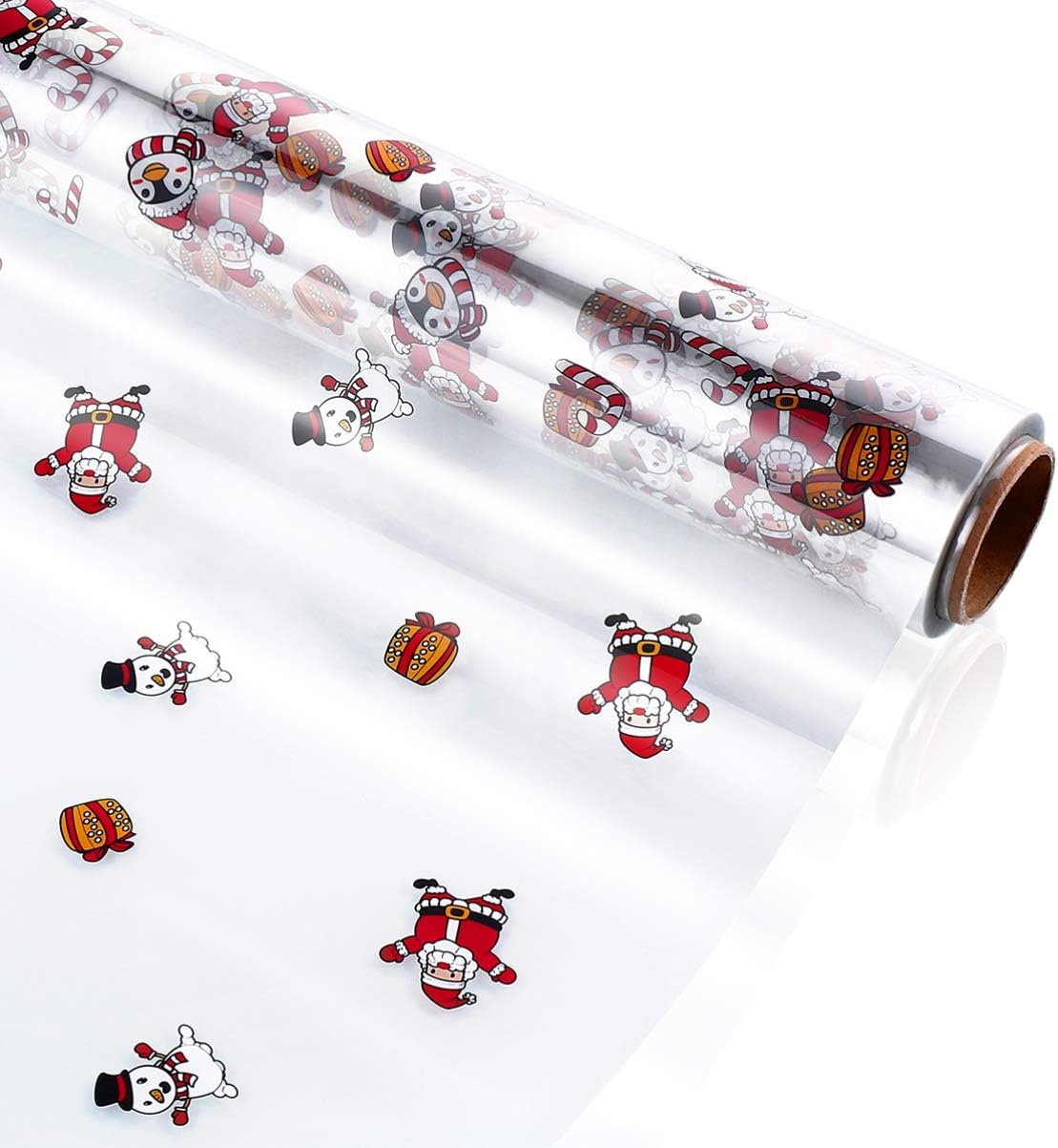 STOBOK Cellophan Rolle, Transparente Zellophan Folie, Geschenkkörben ...